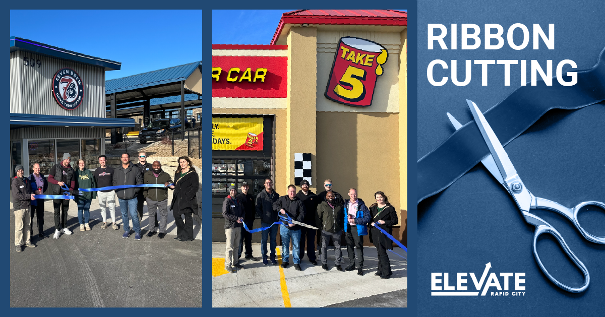 Ribbon Cutting: 7 Brew Coffee and Take 5 Oil - Elevate Rapid City